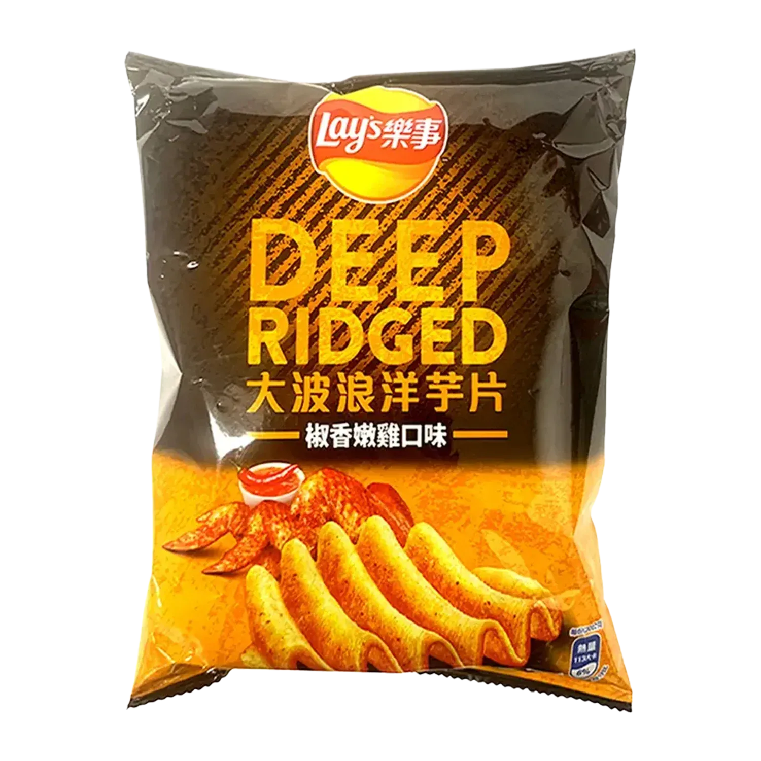 Lay's Deep Ridged Pepper Chicken Flavored Chips