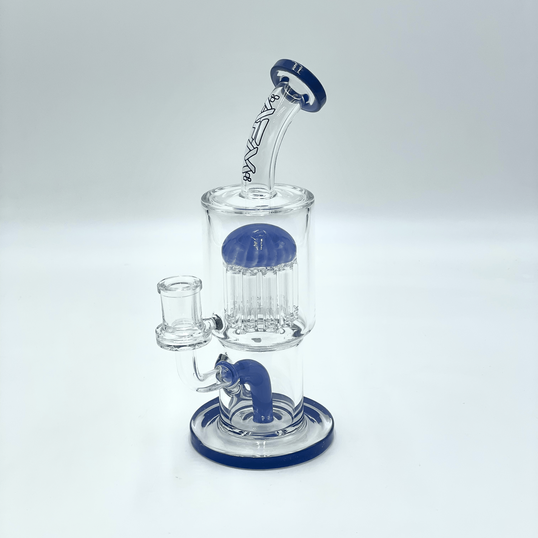 9" Groovy Tree Arm Perc Dab Rig | Jade Purple | Daily High Club