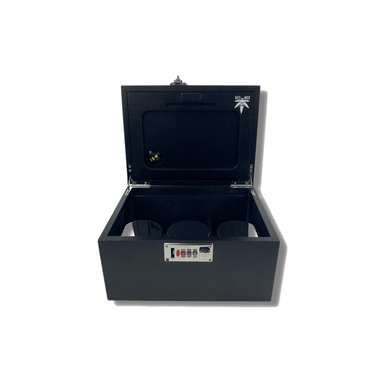 Stash Box - Large Black Bamboo Bzz Box - Daily High Club | Without ...