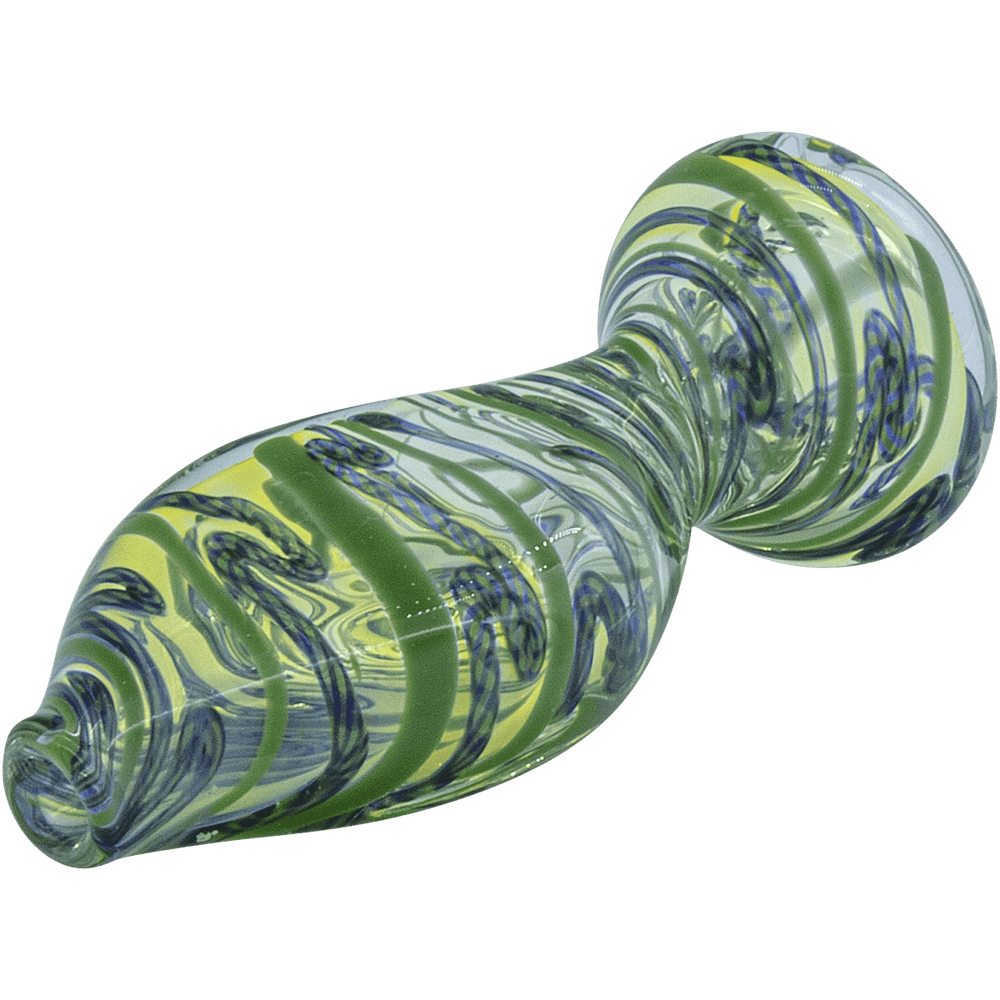 Flat Belly Inside Out Chillum - Glass Smoking Pipe